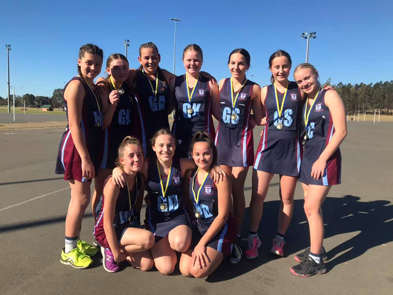 Junior Girls Netball PDSSSC Rep Sport at Bede Polding